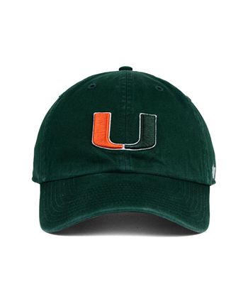 '47 Brand Miami Hurricanes Clean Up Cap - Macy's