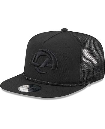 New Era Men's Black Los Angeles Rams Illumination Golfer Snapback ...
