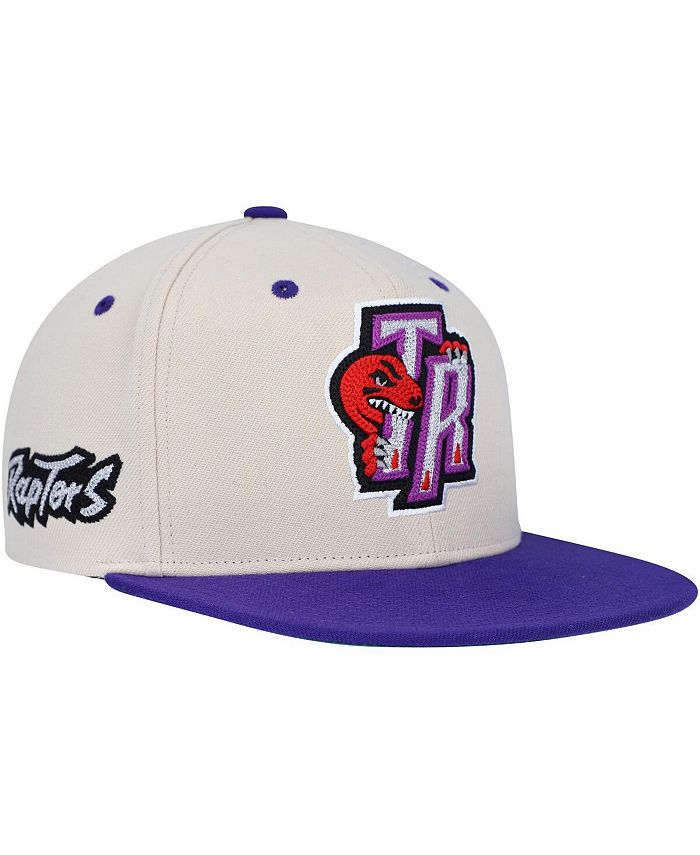 Mitchell & Ness Men's Cream, Purple Toronto Raptors Hardwood Classics 2 ...