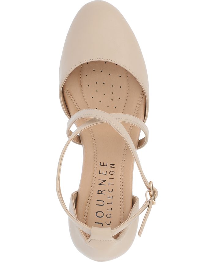 Journee Collection Women's Foster Crisscross Heels - Macy's