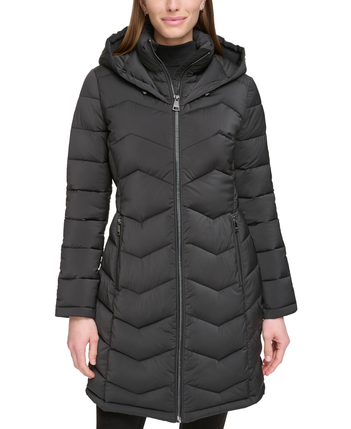 Click here for Calvin Klein Womens Hooded Packable Puffer Coat -... prices