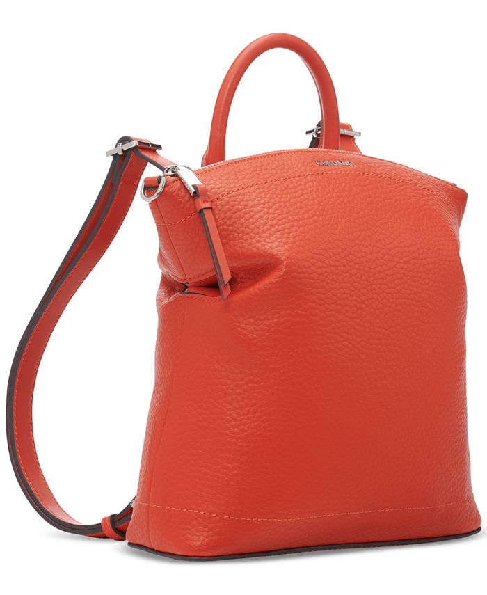 Calvin Klein Cypress Top Zip Backpack with Pouch - Macy's