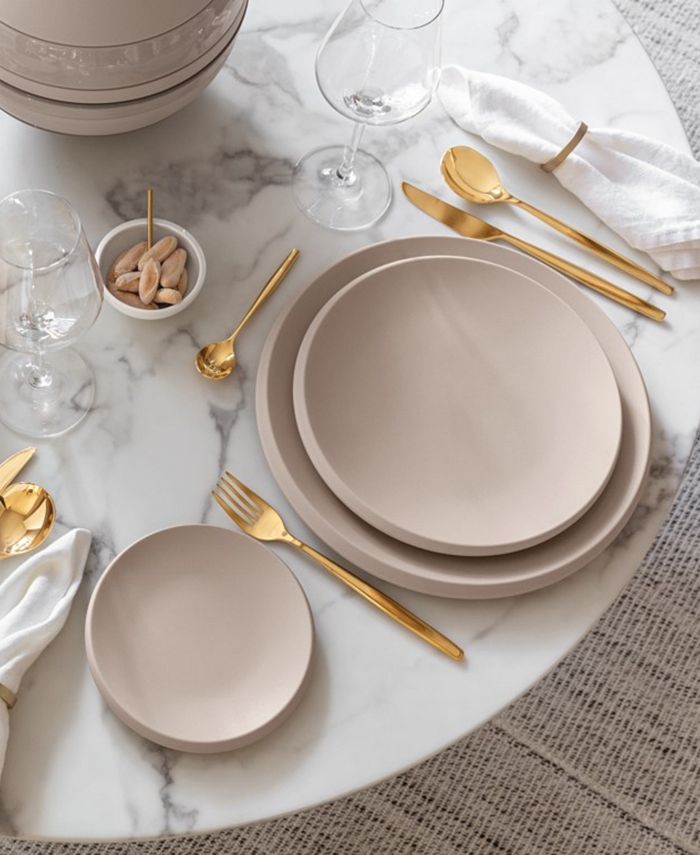Villeroy & Boch New Moon Beige Oversized Dinner Plate - Macy's