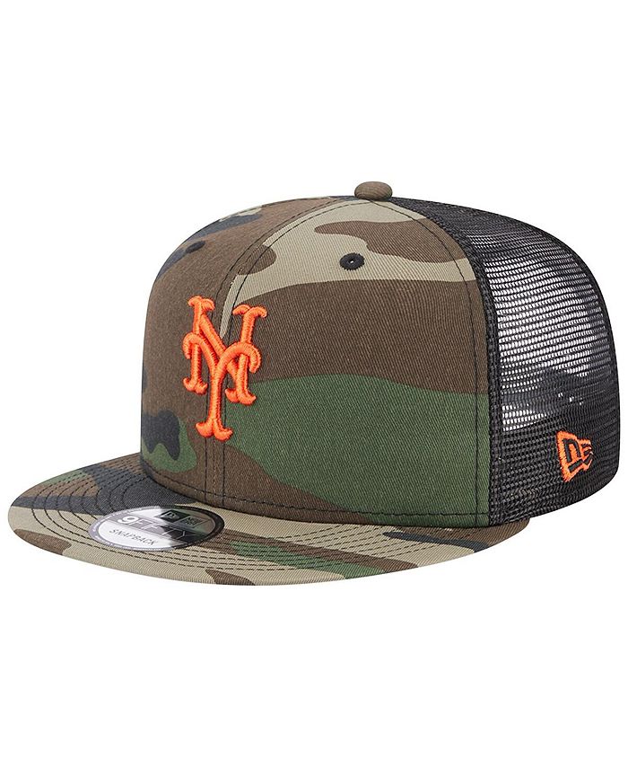 New Era Men's Camo New York Mets Trucker 9FIFTY Snapback Hat - Macy's