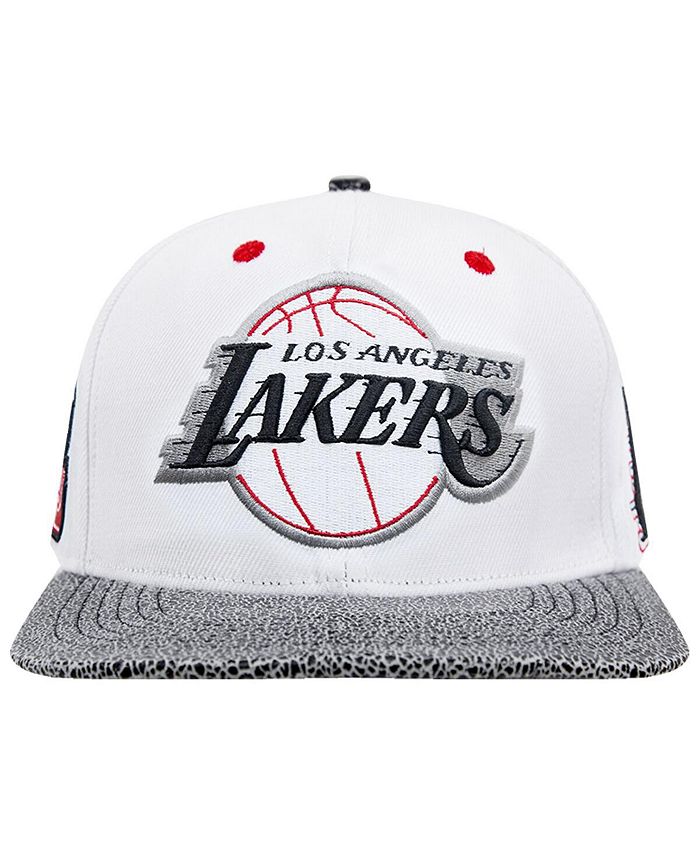 Pro Standard Men's White Los Angeles Lakers Hook Elephant Snapback Hat ...