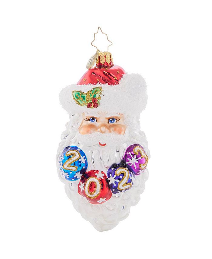 Christopher Radko Santa Ornament - Macy's