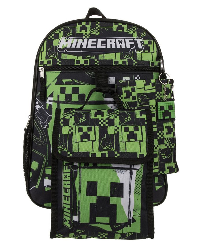 Minecraft 5 Piece Backpack Set - Macy's