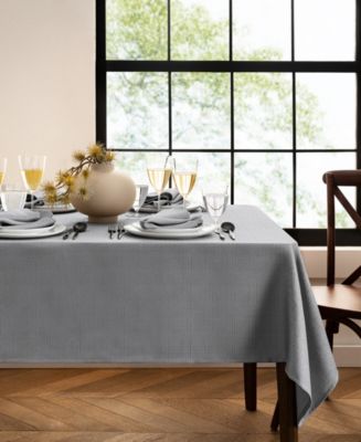 Laurel Solid Texture Water and Stain Resistant Tablecloth, 60" x 84 ...