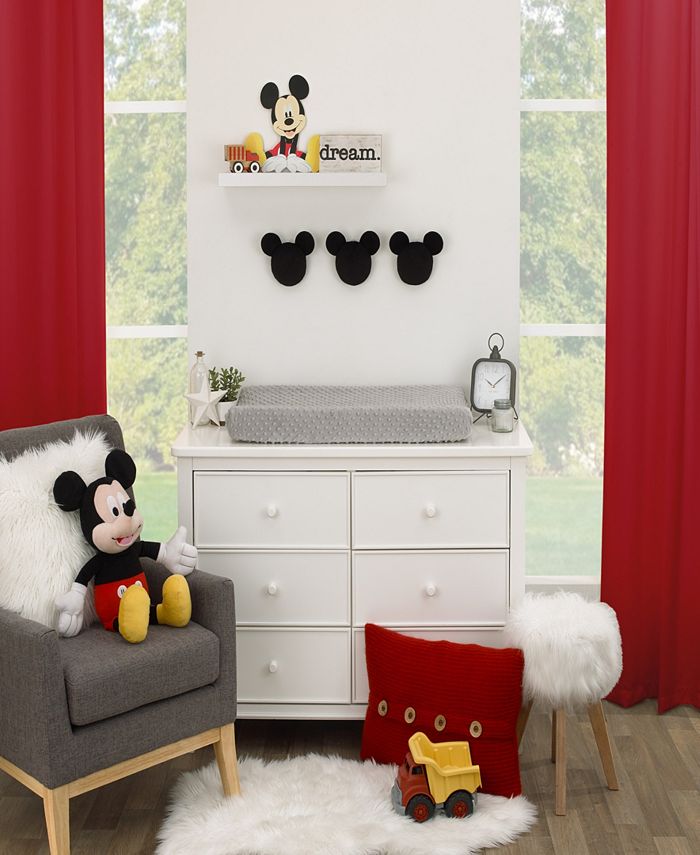 Disney Mickey Mouse 3 Piece Wall Decor Set - Macy's