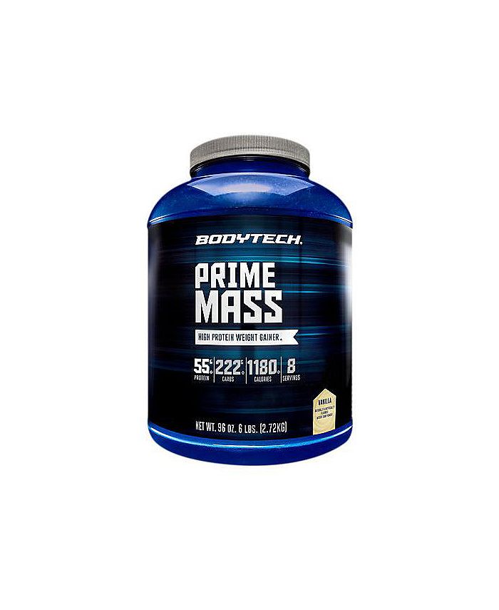 BodyTech Prime Mass - High Protein Weight Gainer Powder - Vanilla (6 ...
