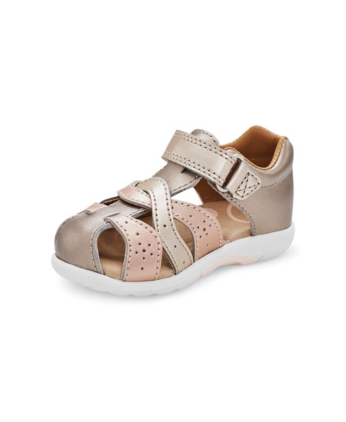 Stride Rite Toddler Girls SRTech Xena Leather Sandals - Macy's