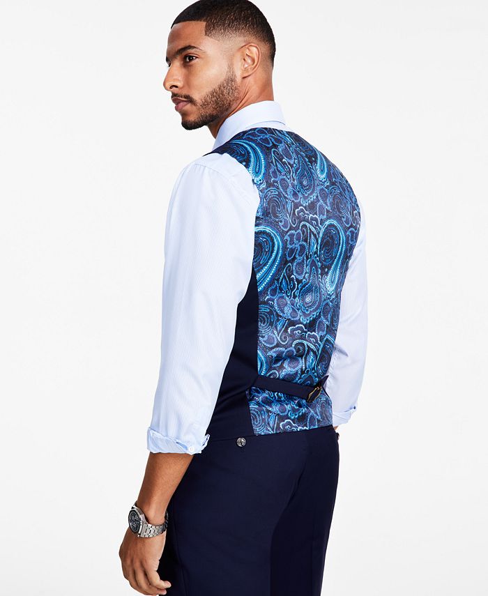 Tayion Collection Men's Classic-Fit Solid Suit Separates Double ...