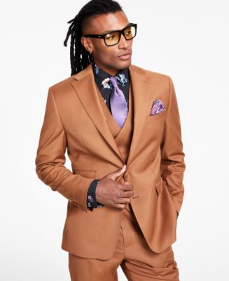 Tayion Collection Men's Classic-Fit Copper Suit Separates Jacket - Macy's