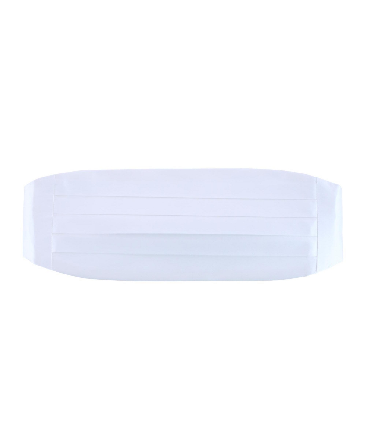 Click here for Trafalgar Sutton Solid Color Silk Cummerbund - Whi... prices