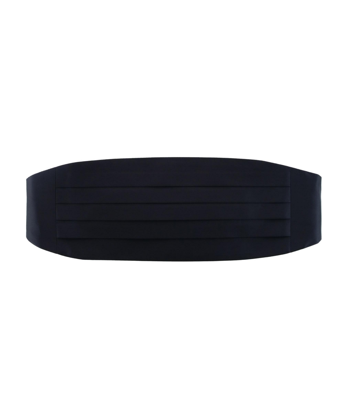 Click here for Trafalgar Sutton Solid Color Silk Cummerbund - Bla... prices