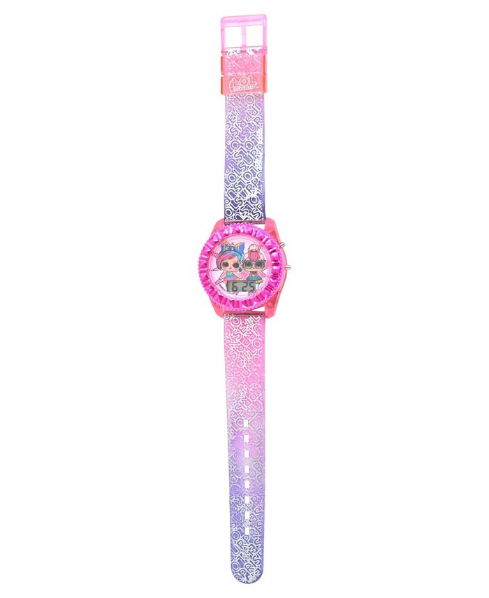 Accutime Girl's MGA Entertainment LOL OMG Surprise Multi-Color Silicone ...