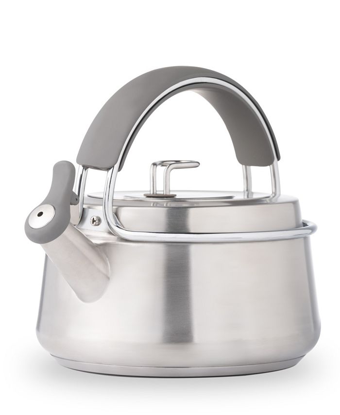 Everyday Solutions Cafe Collection Whistling Tea Kettle, 2 Quart - Macy's