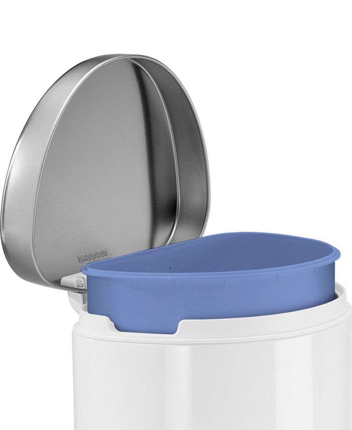 simplehuman 10 Litre Steel Semi-Round Step Can - Macy's