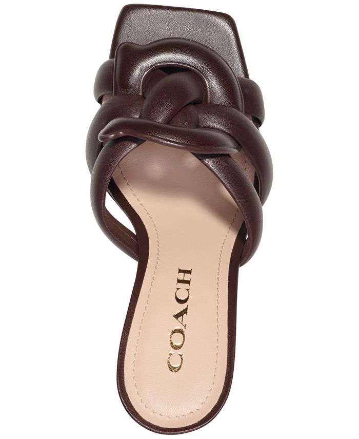 COACH Women's Kellie Soft Signature Dress Sandals - Macy's