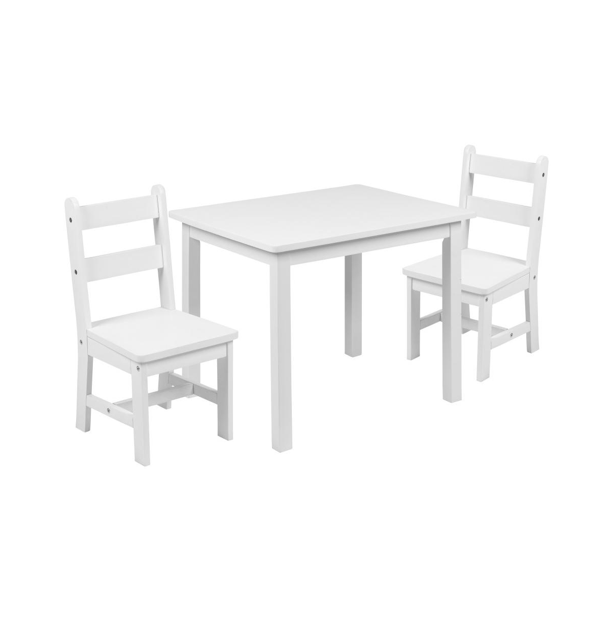 Click here for Emma+Oliver Kids 3 Piece Solid Hardwood Table And... prices