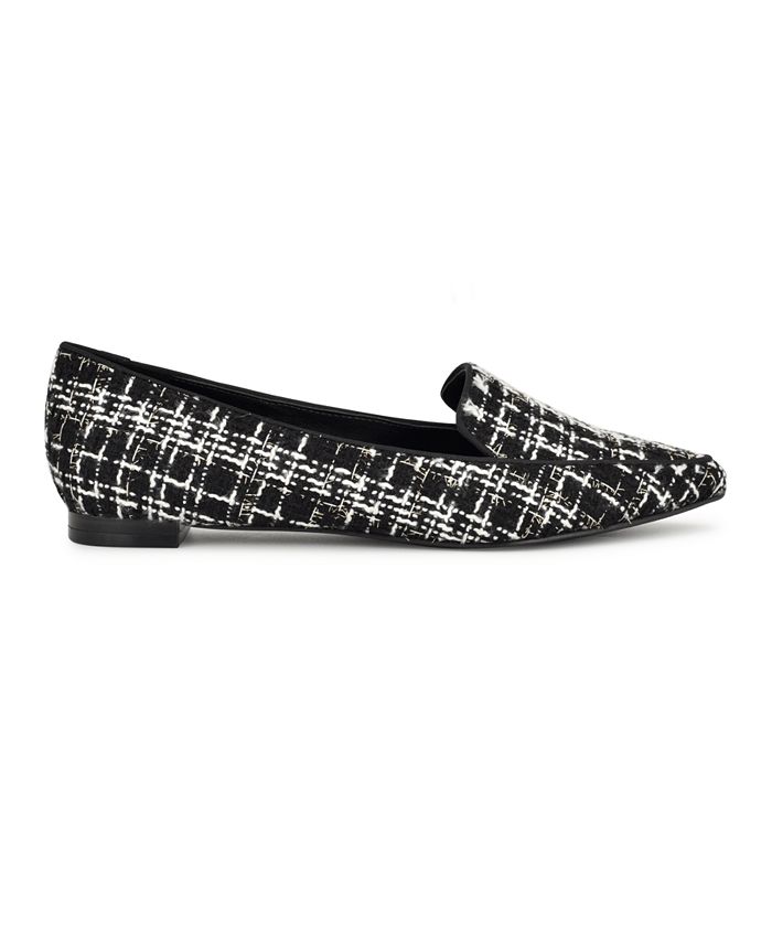 Nine West Women's Abay Pointed Toe Slip-On Smoking Flats - Macy's
