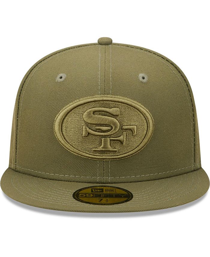 New Era Men's Olive San Francisco 49ers Color Pack 59FIFTY Fitted Hat ...