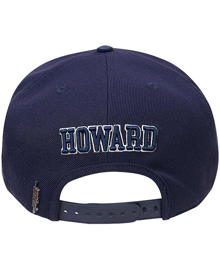 Pro Standard Men's Navy Howard Bison Evergreen Mascot Snapback Hat - Macy's