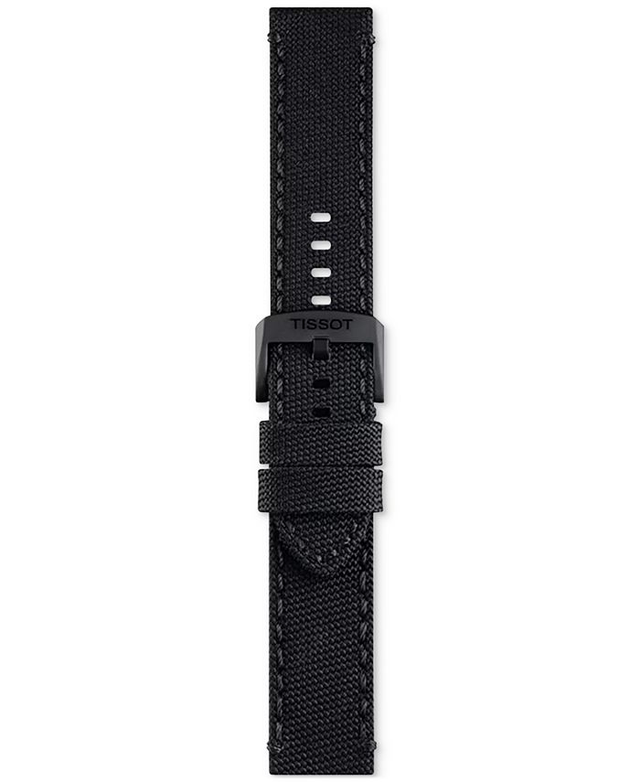 Tissot Official Interchangeable Black Fabric Watch Strap - Macy's