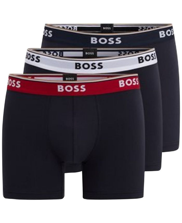 BOSS Men's 3-Pk. Power Boxer Briefs - Macy's