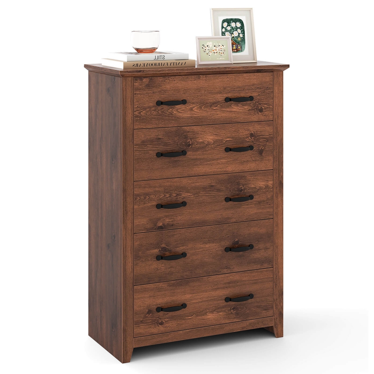 Click here for 5 Drawer Chest Storage Dresser Tall Cabinet Organi... prices
