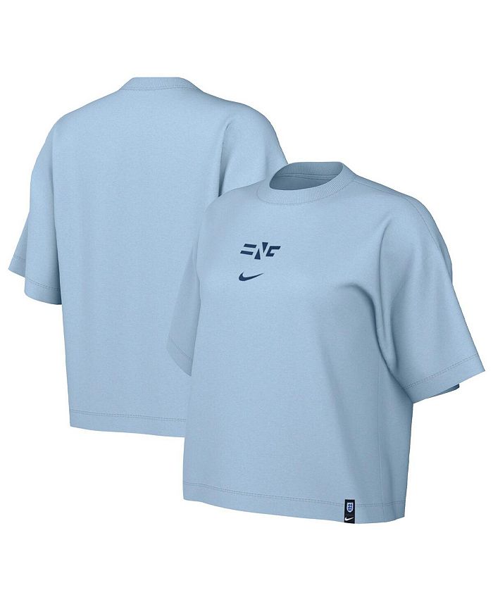 Nike Women's Light Blue England Women's National Team Fearless Top - Macy's
