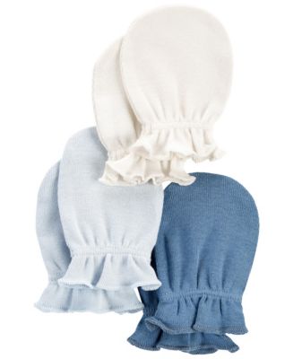 Carter's Baby Boys Scratch Mittens, Pack of 3 - Macy's