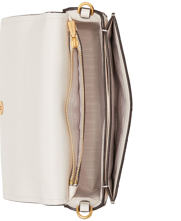 kate spade new york Morgan Seashell Embossed Saffiano Leather Flap ...