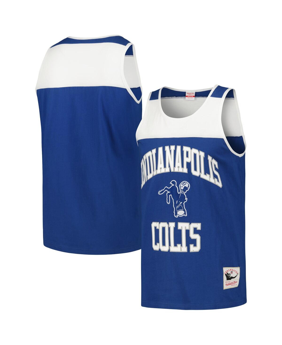 Click here for Mens Mitchell & Ness Royal and White Indianapolis... prices