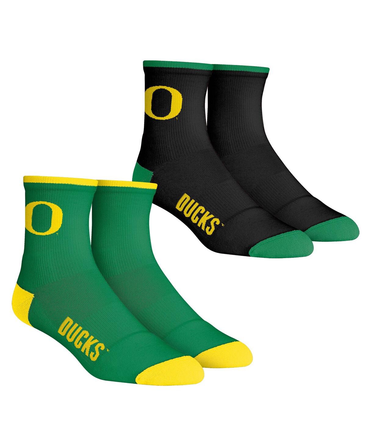 Rock 'em Kids' Youth Boys And Girls Socks Oregon Ducks Core Team 2-pack ...