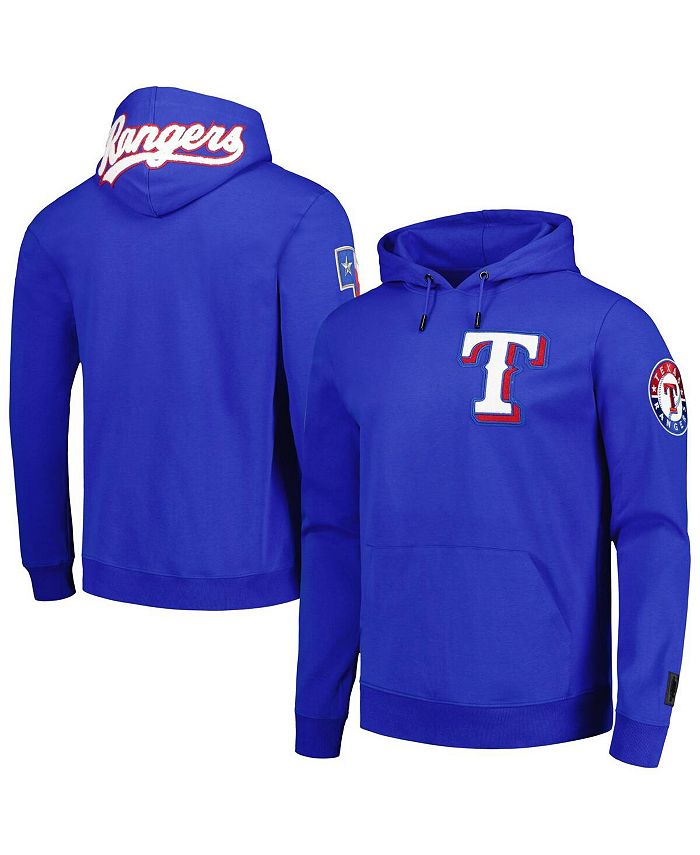 Pro Standard Men's Royal Texas Rangers Team Logo Pullover Hoodie - Macy's
