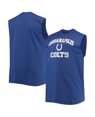 Men's Royal Indianapolis Colts Big and Tall Muscle Tank Top - Macy's