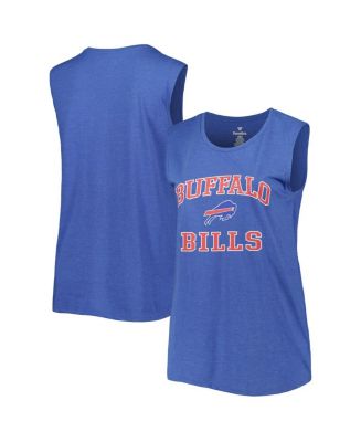 Women's Fanatics Heather Royal Buffalo Bills Plus Size Tank Top - Macy's