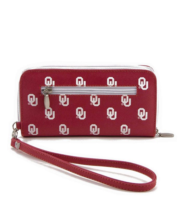 Eagles Wings Women's Oklahoma Sooners Zip-Around Wristlet Wallet - Macy's