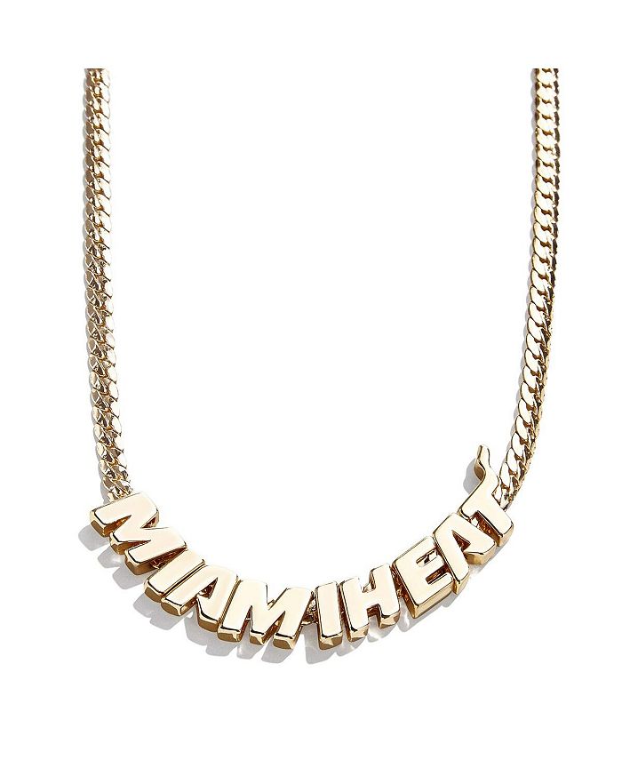 Baublebar Women's Miami Heat Team Chain Necklace - Macy's