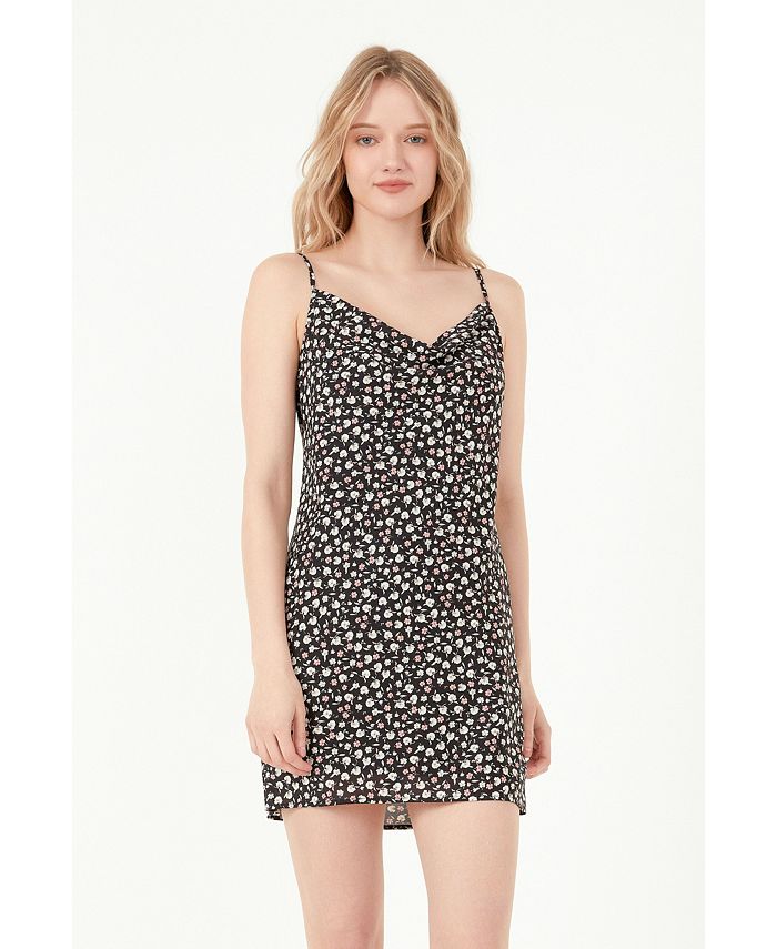 Free the Roses Women's Floral Mini Dress - Macy's