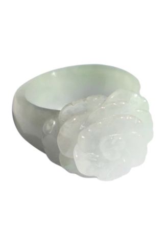 Rose — Off-White Jade Ring - Macy's