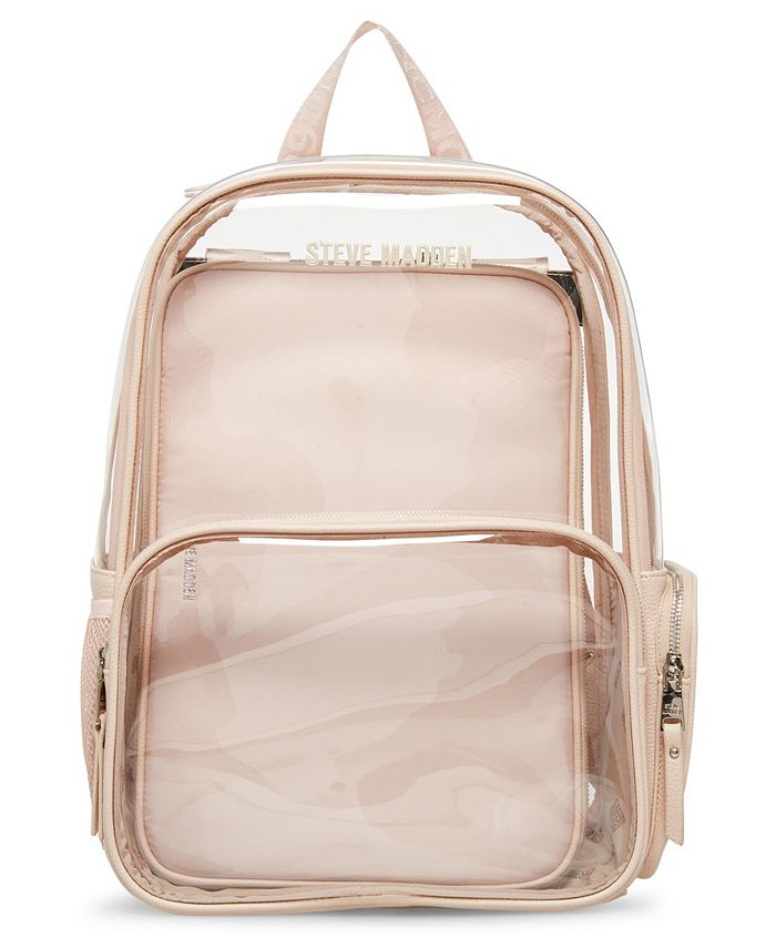 Steve Madden Clear Backpack with Laptop Pouch - Macy's