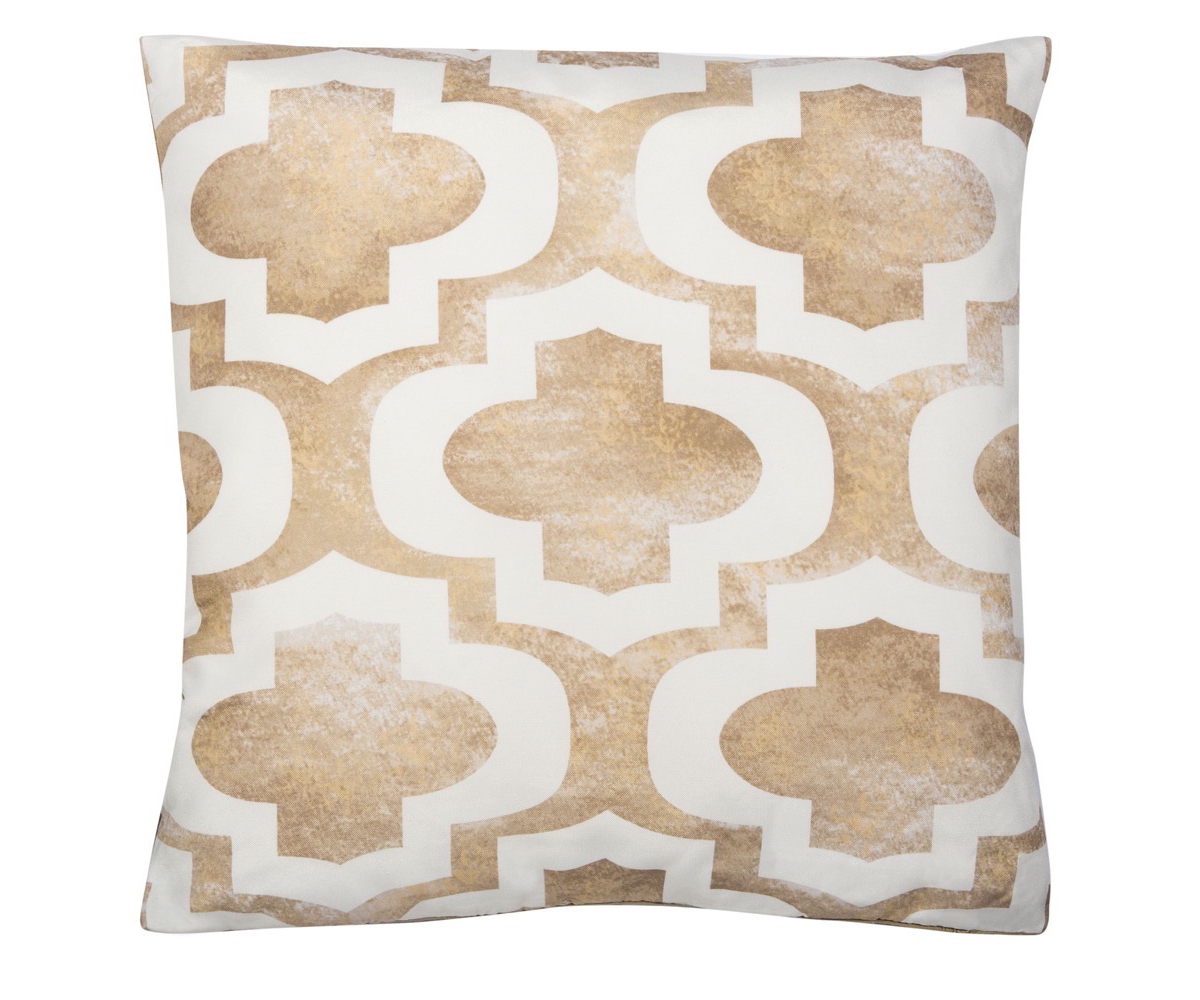 Click here for Safavieh Velie 18 x 18 Pillow - Beige/white prices