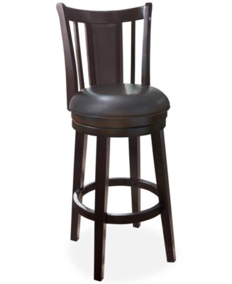 Home Meridian Bartlett 30" Swivel Bar Stool - Macy's