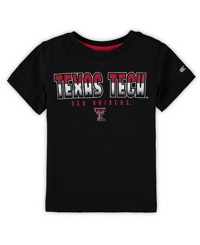 Colosseum Toddler Boys and Girls Black Texas Tech Red Raiders Wonder T ...