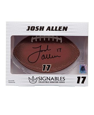 Signables Josh Allen Buffalo Bills Signature Series Collectible - Macy's