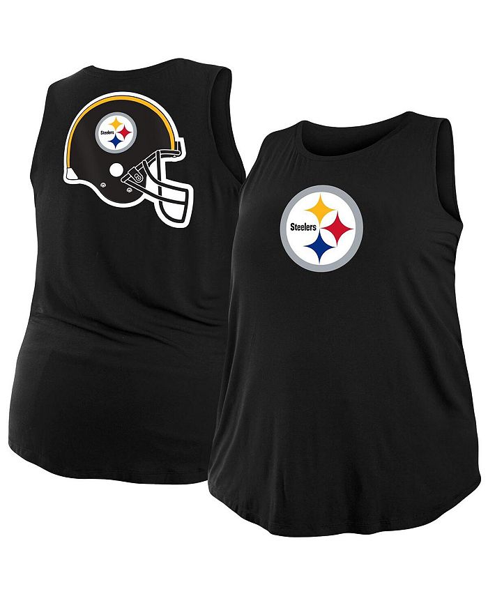 New Era Women's Black Pittsburgh Steelers Plus Size Tank Top - Macy's