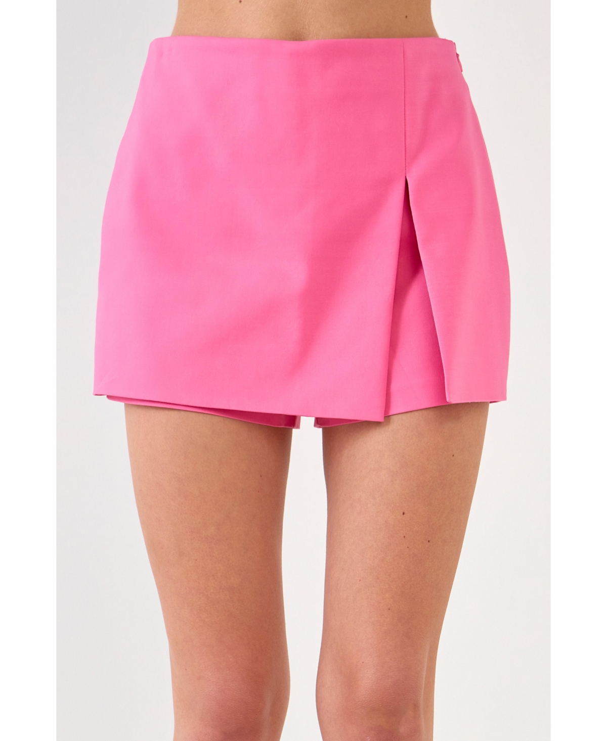 Click here for English Factory Womens Slit Detail Skort - Pink prices