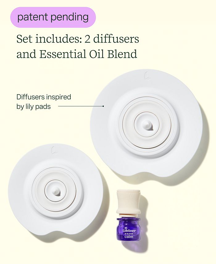 Lifelines Bath Diffuser Plus Essential Oil Blend, Set - 2 Pack - Macy's
